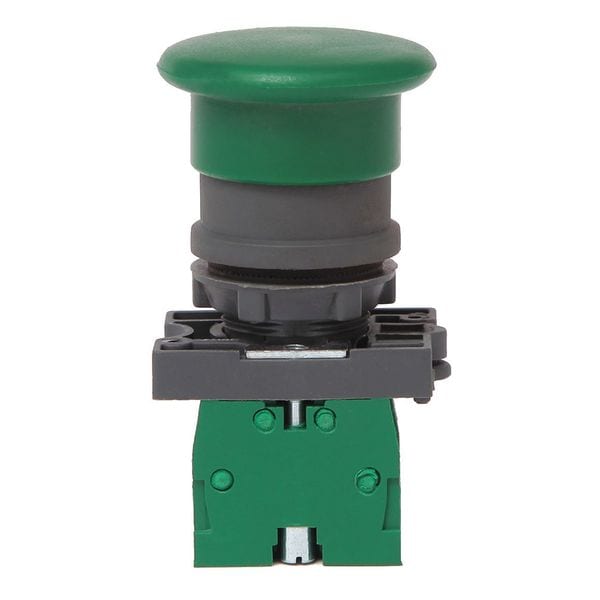 Dayton Push Button Operator, 22 mm, 1NO, Green 32UK29 | Zoro