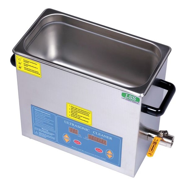 Lab Safety Supply Ultrasonic Cleaner, 6000mL 32V119 | Zoro
