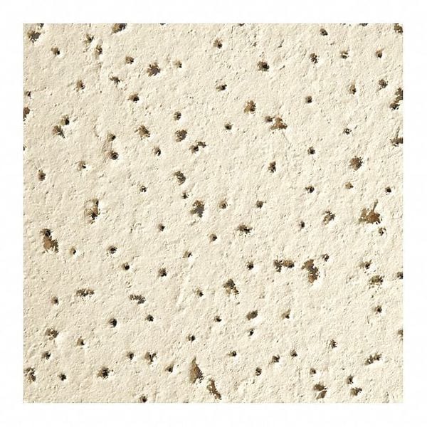 Armstrong Fine Fissured Ceiling Tile, 24 in W x 24 in L, Angled Tegular ...