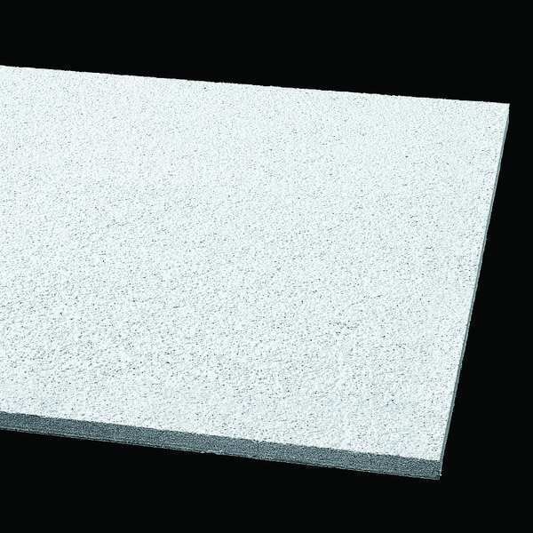 Armstrong Cirrus Ceiling Tile, 24 in W x 24 in L, Square Lay-In, 15/16 ...