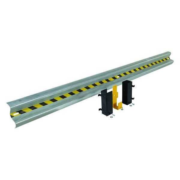Vestil Guard Rail System - Drop In Rail GR-H2R-DI-12-HDG | Zoro