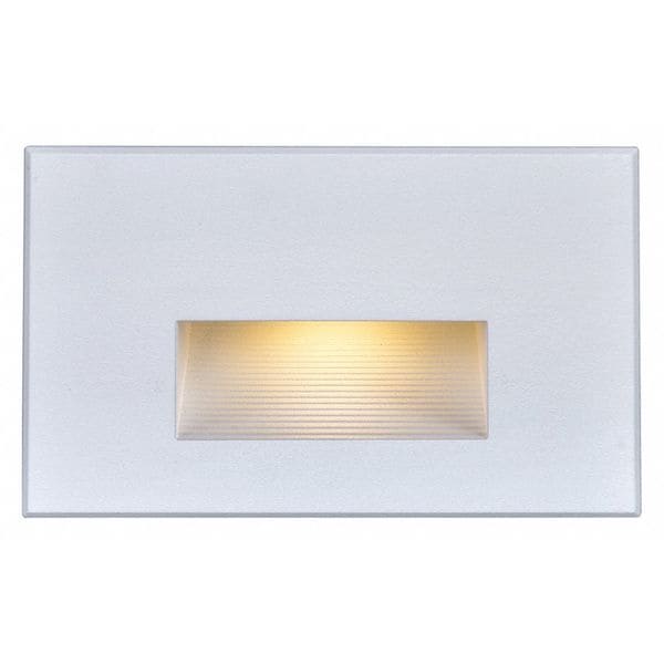 Nuvo LED Horizontal Step-Light - 5W - White Finish - 120V 65-407 | Zoro