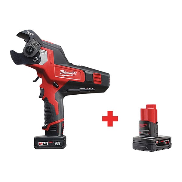 Milwaukee Tool Cordless Cable Cutter, Voltage 12 V, Includes Carrying ...