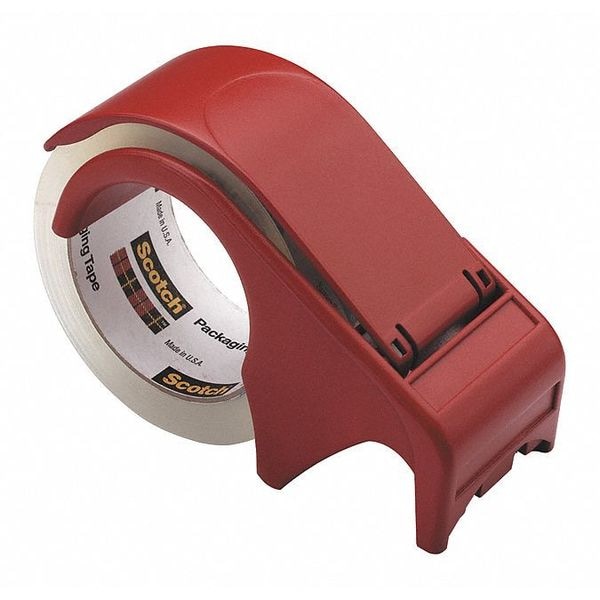 Scotch Dispenser, Tape, Pkg, Hand, Red DP300RD | Zoro