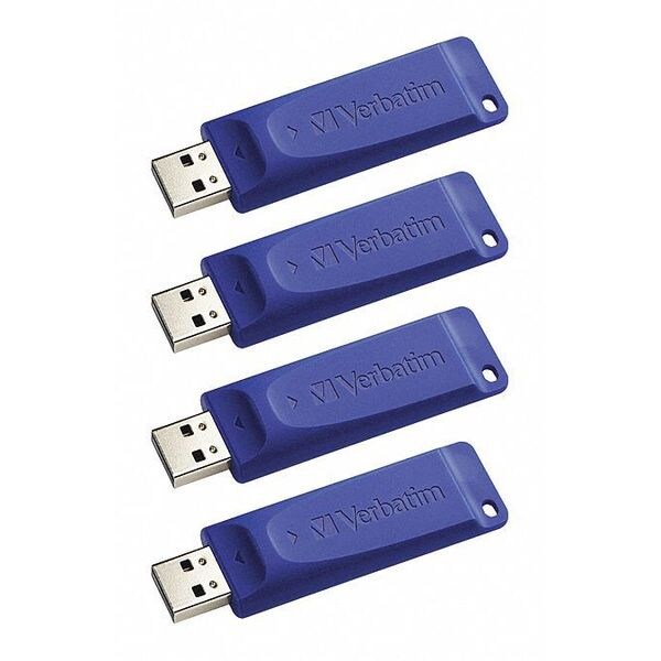 Verbatim Drive, Usb, 16 GB, Be, PK4 97275CT | Zoro