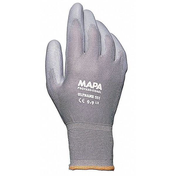 Mapa Polyurethane Coated Gloves, Palm Coverage, Gray, 10, PR 34551030 ...