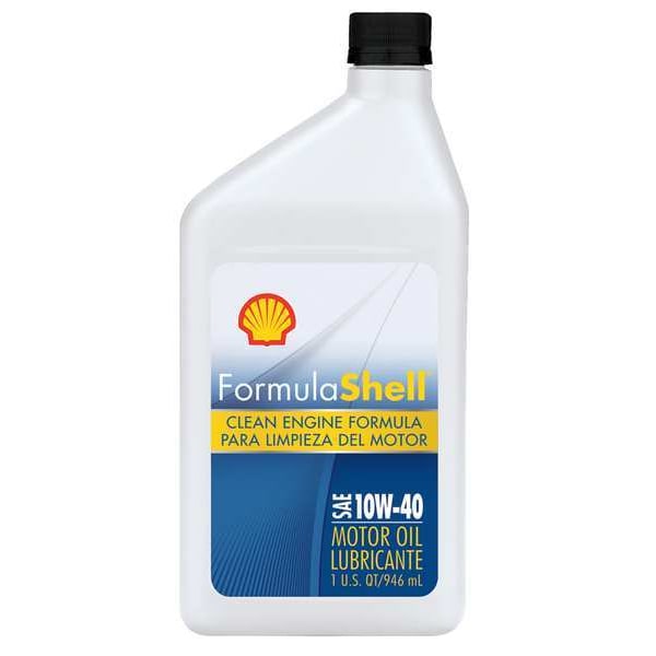 Formula Shell Engine Oil, 10W-40, Conventional, 1 Qt. 550049475 | Zoro
