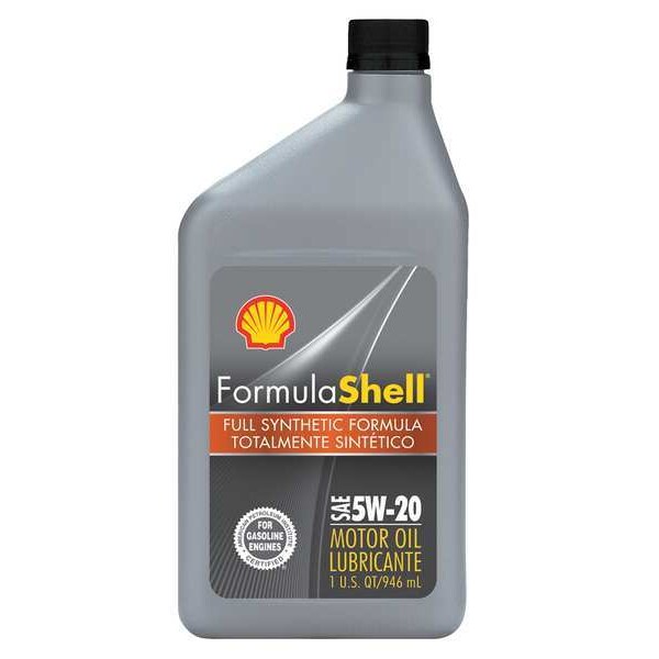 Formula Shell Engine Oil, 5W-20, Synthetic, 1 Qt. 550024076 | Zoro