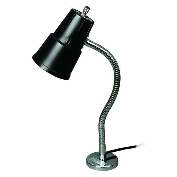 Lumapro Task Light, LED, 5.5W, BLK, 18in, Gooseneck 33HP80 | Zoro