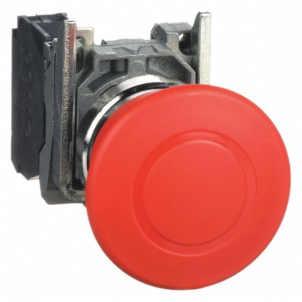 Schneider Electric Emergency Stop Push Button, 22 mm, 1NC, Red XB4BT842 | Zoro