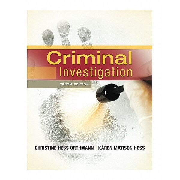 Cengage Learning Criminal Justice Reference Book, Criminal ...