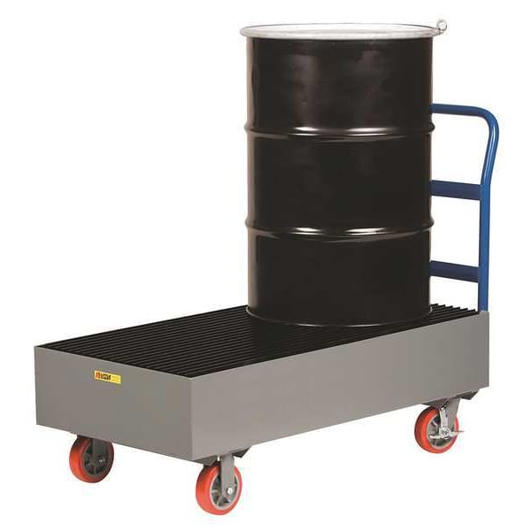 Little Giant Two Drum Spill Platfrm Cart, 21 In Height SSB512566-6PYBK ...