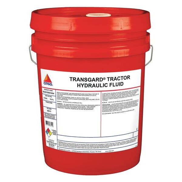 Citgo 5 gal Pail, Tractor Hydraulic Fluid 633310001004 | Zoro
