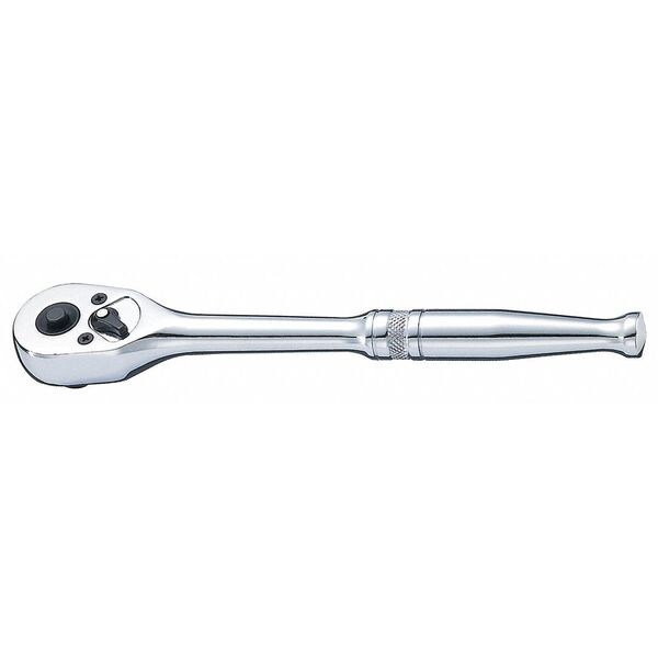 WESTWARD 1/4" Drive, 45 Teeth, Pear Hand Ratchet, 5-5/8" Long, Chrome ...