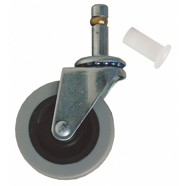 Rubbermaid Commercial Slim Line Trolley Caster w/Insert FG3551L10000 | Zoro