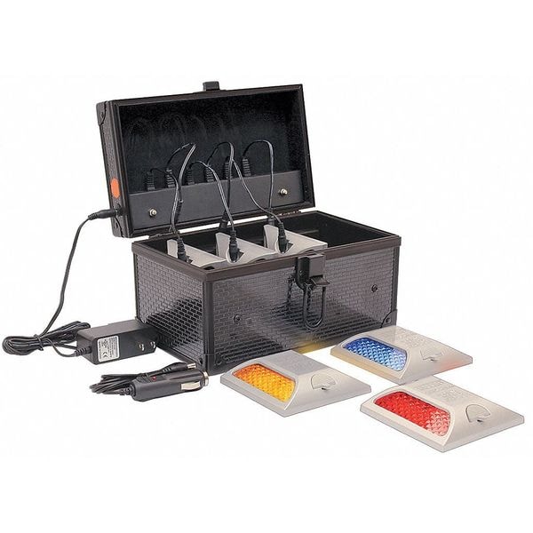 Checkers LED Flare Kit, Amber/Blue/Red FLAREKIT-VAR | Zoro