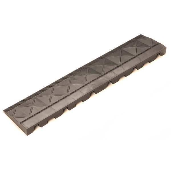 Ergo Advantage Safe-Flex Ramp Edge, PVC, 18 in Long x 4 in Wide, 1 in ...