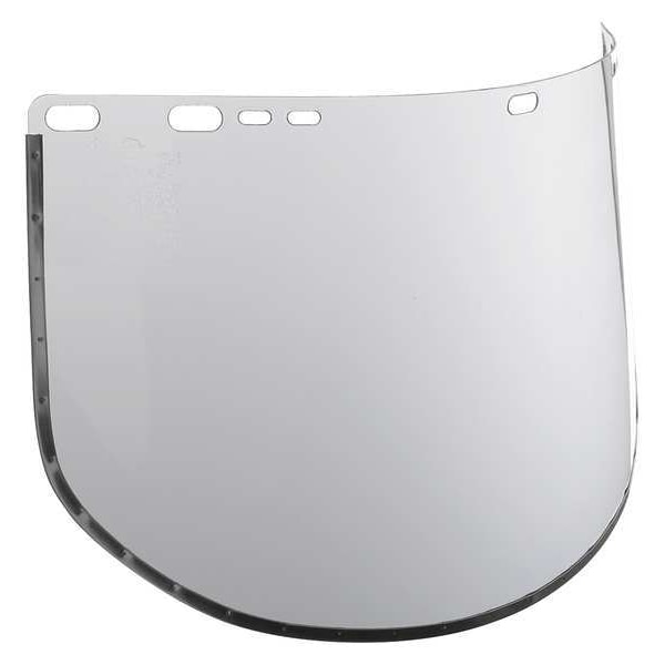 Jackson Safety Face Shield Visor, Clear Visor, Acetate, Uncoated Lens ...