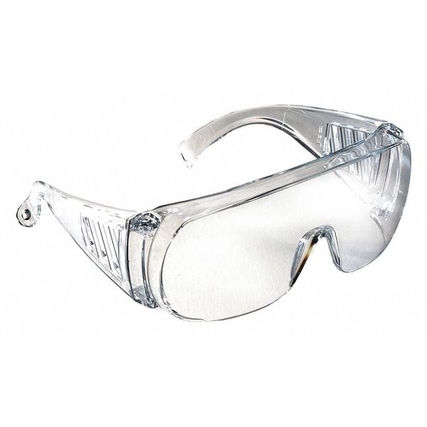 Radians Chief OTG Safety Eyewear, Over The Glass, Molded Brow Guard ...