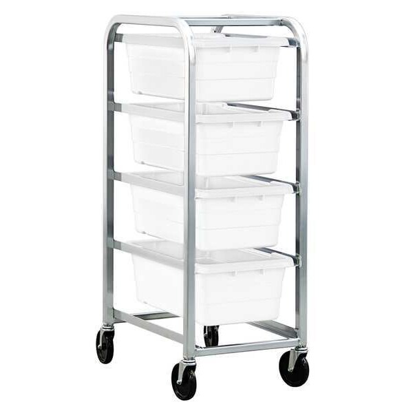 Quantum Storage Systems Cross Stack Tub Rack w/4 Tubs, White TR4-2516 ...