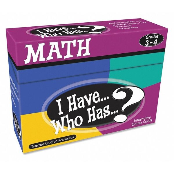 Teacher Created Resources Game, Who Am I, Math, Grade 3-4 7819 | Zoro
