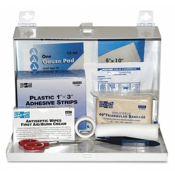 Pac-Kit Kit, First-Aid, 25 Person, 159 pcs. 6086 | Zoro
