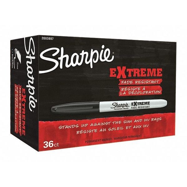 Sharpie Black Extreme Permanent Markers, 36 PK 2003897 | Zoro