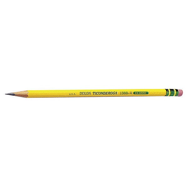Dixon Ticonderoga Pencil, Ticonderoga, #4, PK12 13884 | Zoro