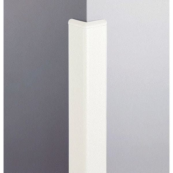 Pawling Corner Guard, Textured, Linen White, 2"W X 96"H CG-20R-8-301 | Zoro