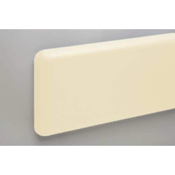 Pawling Wall Protection Guard, 7-3/4inH, Ivory WG-8CP-12-2 | Zoro