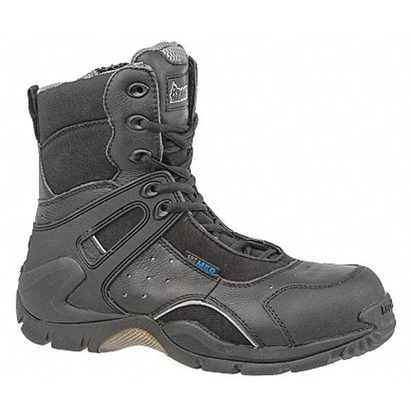Rocky Size 10W Men's 8" Work Boot Composite Work Boots, Black 911-113 ...