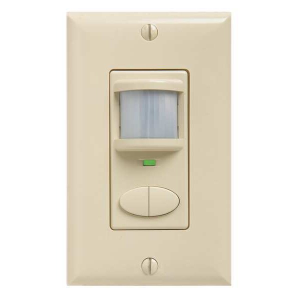 Lithonia Lighting Occupancy Sensor, PIR, 2025 sq ft, Ivory WSD 2P 347 ...