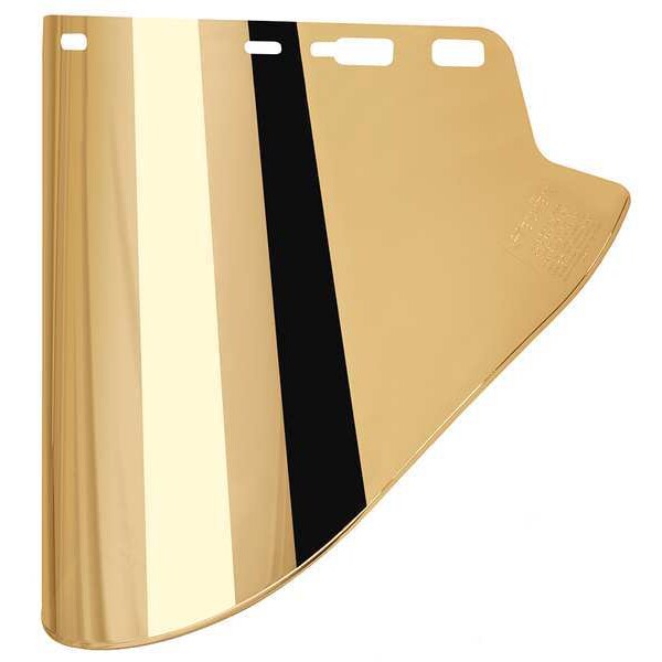 Delta Plus Faceshield Visor, Gold Visor, Polycarbonate, Anti-Scratch ...