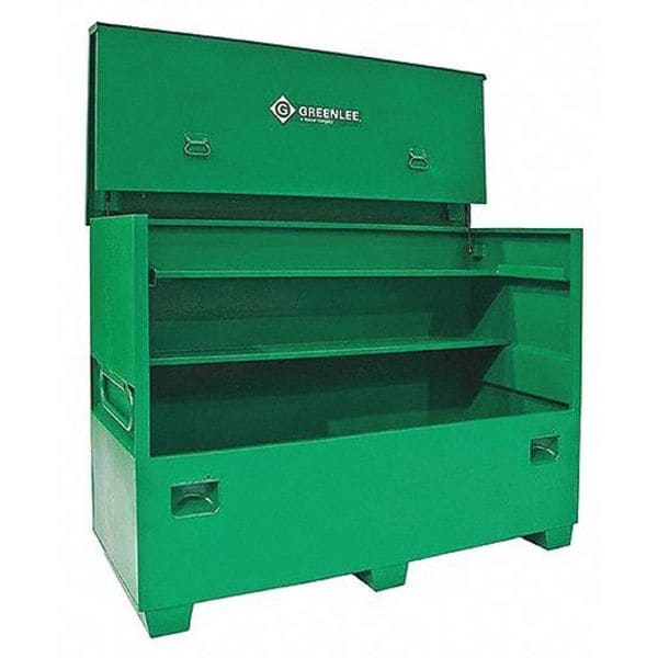Greenlee Flat-Top Box, Green, 72 in W x 30 in D x 48 in H 4872 | Zoro