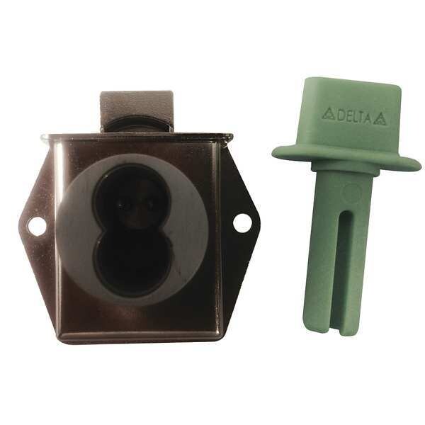 Delta Lock Interchangeable Core Drawer Dead Bolt, Coreless, SFIC Key ...