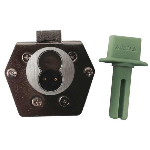 Delta Lock Interchangeable Core Drawer Dead Latch, Coreless, SFIC Key ...