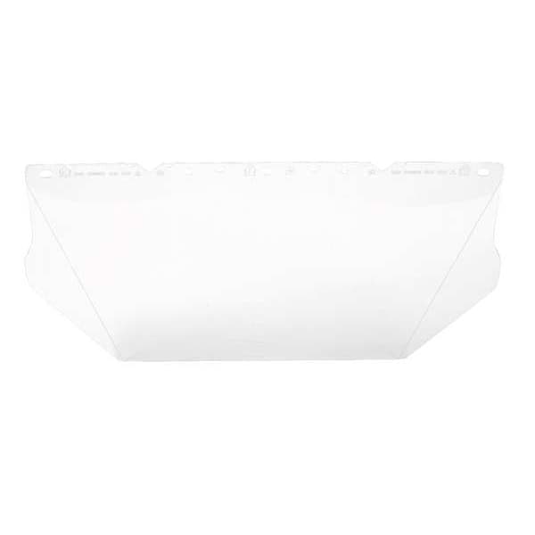 Msa Safety V-Gard Visor, Contoured, Clear PC (8"x17"x.06") 10115840 | Zoro