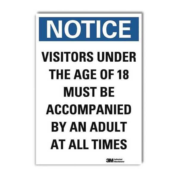 Lyle Notice Sign, 10 in H, 7 in W, Reflective Sheeting, Horizontal ...