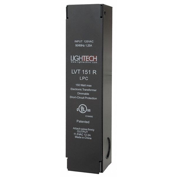 Current Halogen Transformer, 120V, 150W GELT150A12012LVT | Zoro