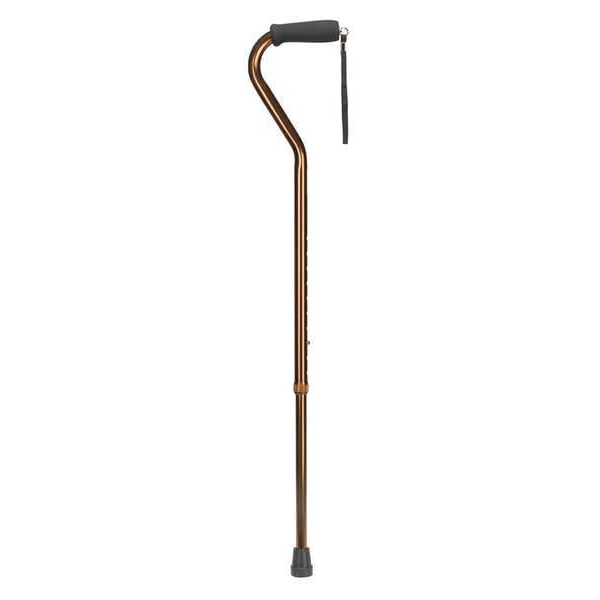 Dmi Adjustable Cane, Offset, 30-19/64in, Bronze 502-1300-5455 | Zoro