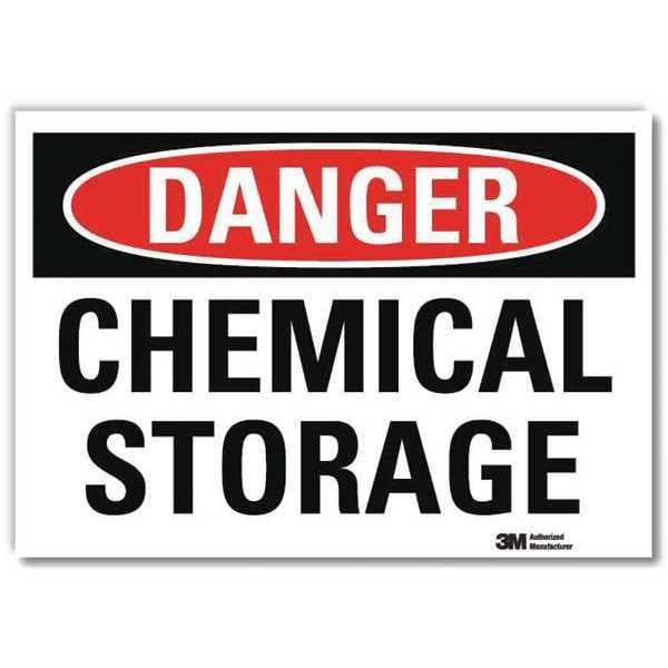 Lyle Danger Sign, 5 in H, 7 in W, Horizontal Rectangle, English, U3 ...