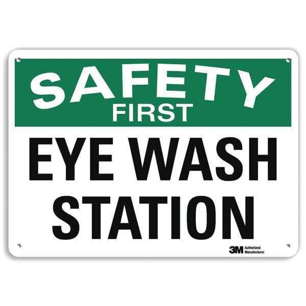 Lyle Safety First Eye Wash Station, 10 in x 14 in, Horizontal Rectangle ...
