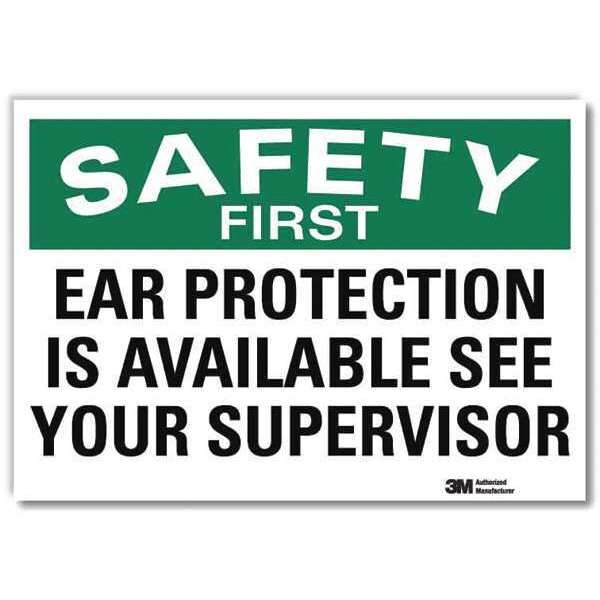 Lyle Safety Sign, 5 in H, 7 in Width, Reflective Sheeting, Horizontal ...