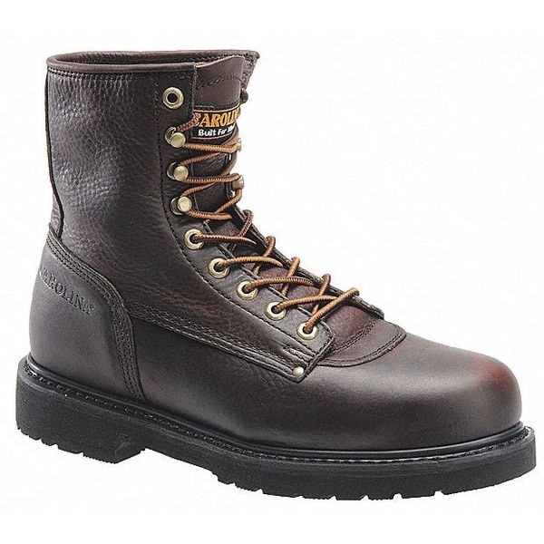 Carolina Shoe Size 10 Men's 8" Work Boot Steel Work Boots, Brown 8510 ...