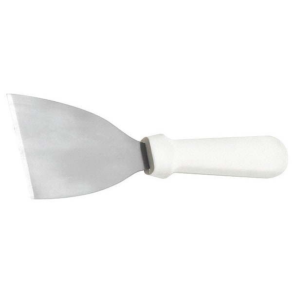 Tablecraft Scraper, 3" Blade, SS, Wht Plst Hndl, 9.5" 253W | Zoro