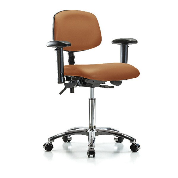 Blue Ridge Ergonomics Chair, Vin, Med Bench, Chr AA Casters, Putt BR ...