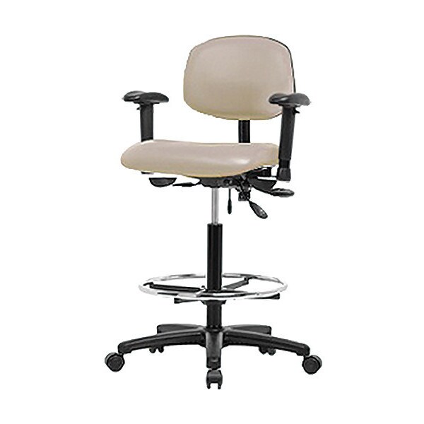 Blue Ridge Ergonomics Chair, Fab, Med Bench, Tilt AA BF Glide, Blu BR ...
