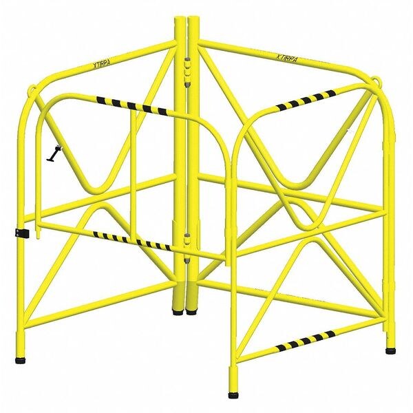 Msa Safety Manhole Guard Integrated Mast, 42" IN-2108 | Zoro