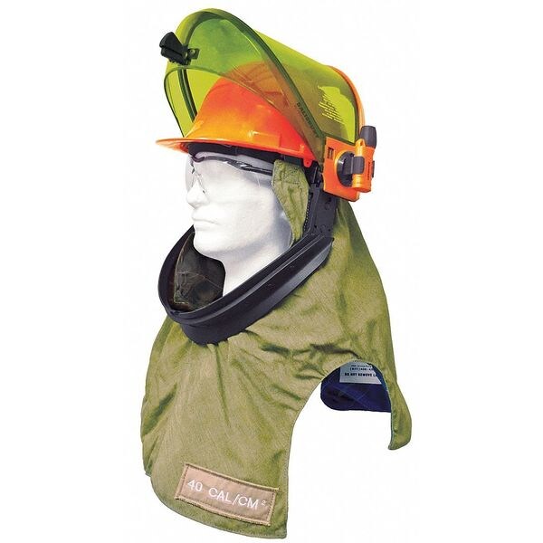 Salisbury Arc Flash Hood, Green, 20 in H x 10 1/2 in W x 11 in D ...