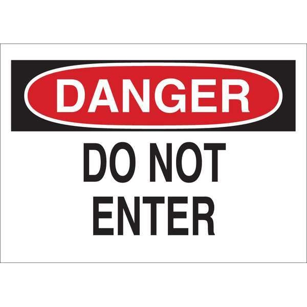 Condor Danger Sign, 10 in Height, 14 in Width, Aluminum, English 35FW27 ...